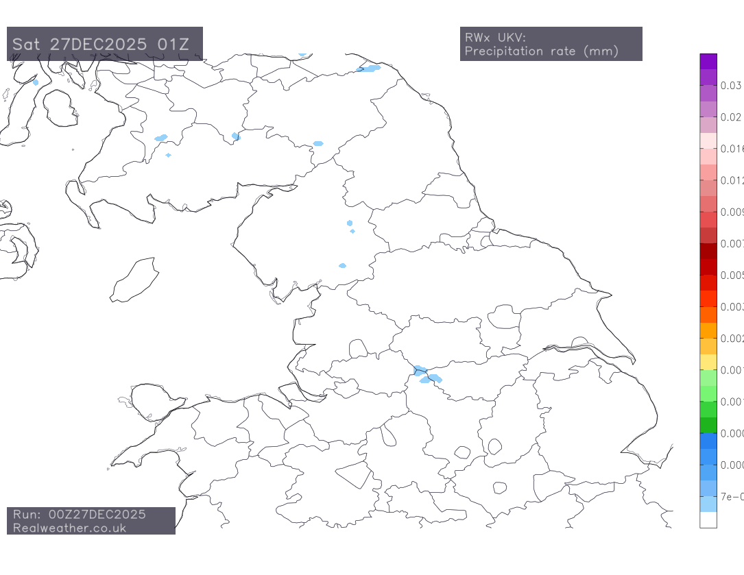 UKV - Northern England - Real Weather - Accurate UK Weather Forecasts