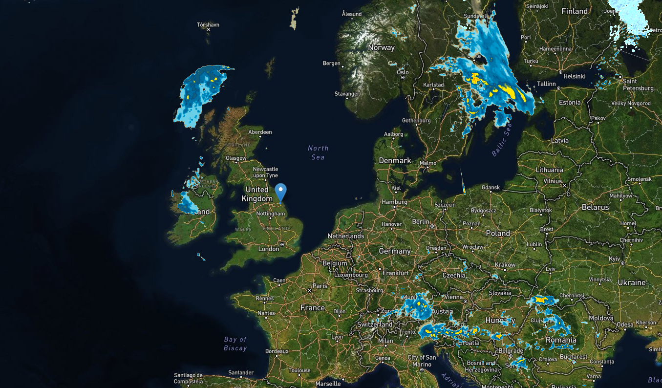 Live Weather Radar - RealWeather.co.uk